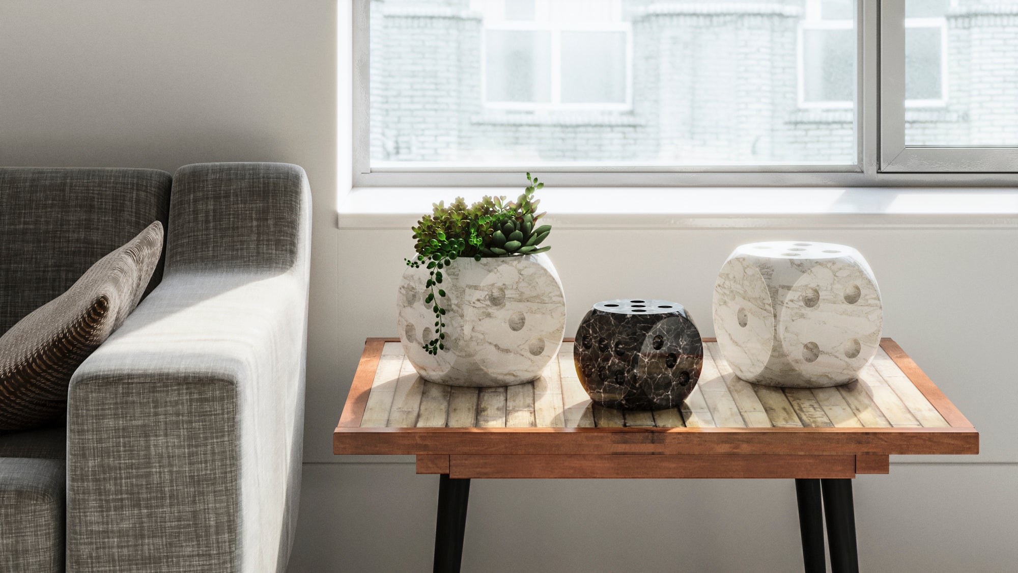 Ceramic Dice Sets - Decorative Accents - Sculpture for home decor ...