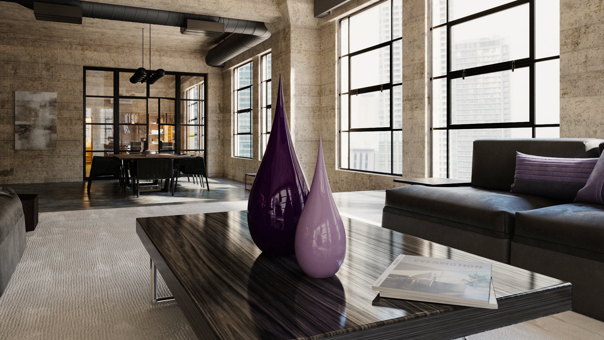 Ceramic Drop Set Collection - Sculpture for home decor – Synchrony Art INC